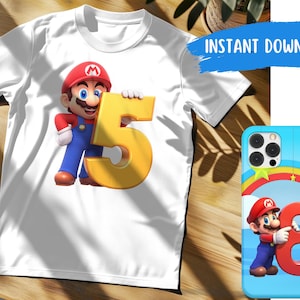 Super Mario Numbers Clipart: 11 PNG & SVG Bundle (digital Download) - Etsy