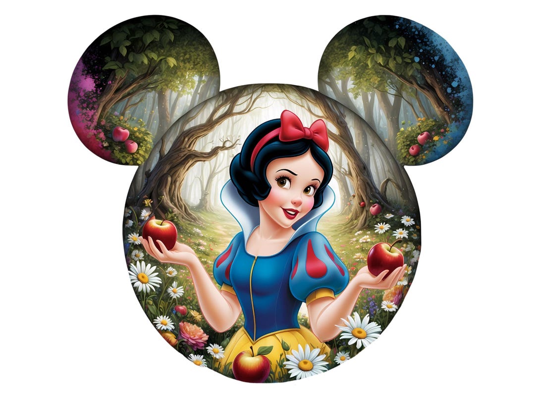 Digital Princess Snow White PNG & SVG Design Clipart - Commercial Use ...