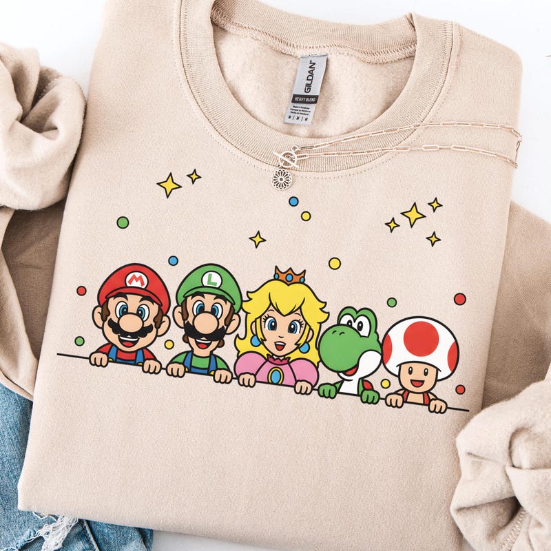 Line Drawings Super Mario - Etsy