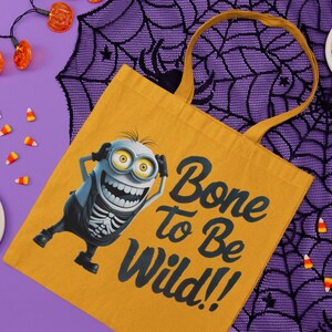 Minions Halloween bone to Be Wild PNG & SVG Digital Clipart Funny ...