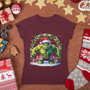 Cute Hulk Christmas Clipart – PNG & SVG Digital Design - Etsy