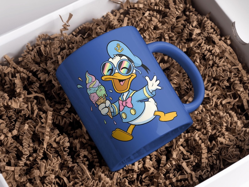 Donald Duck Ice Cream PNG – Clipart Digital Design - Etsy