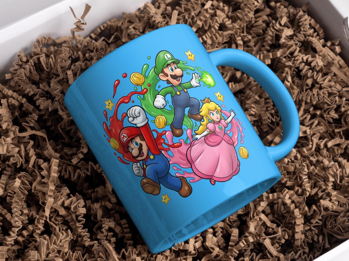 Super Mario, Luigi and Peach Splash Friends PNG Group - Commercial Use ...