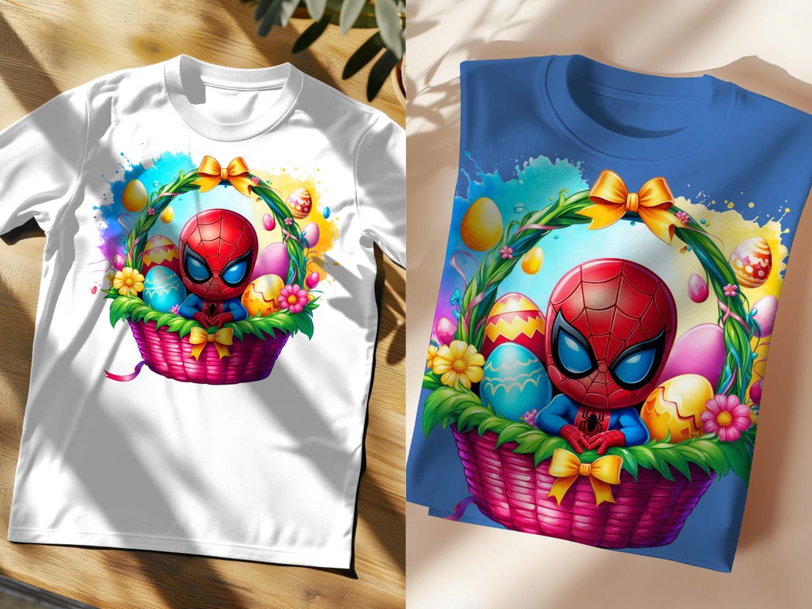 Superhero Spidey Easter PNG: Commercial Use Clipart (digital Download ...