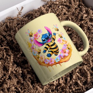 Digital Cute Stitch in Bee Onesie PNG Design Clipart -commercial Use ...