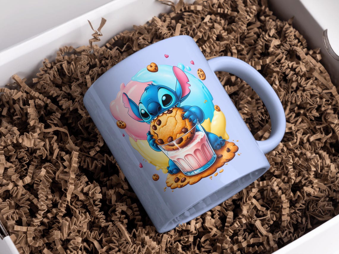 Stitch Eating Cookies PNG Clipart – Commercial Use (digital Download ...