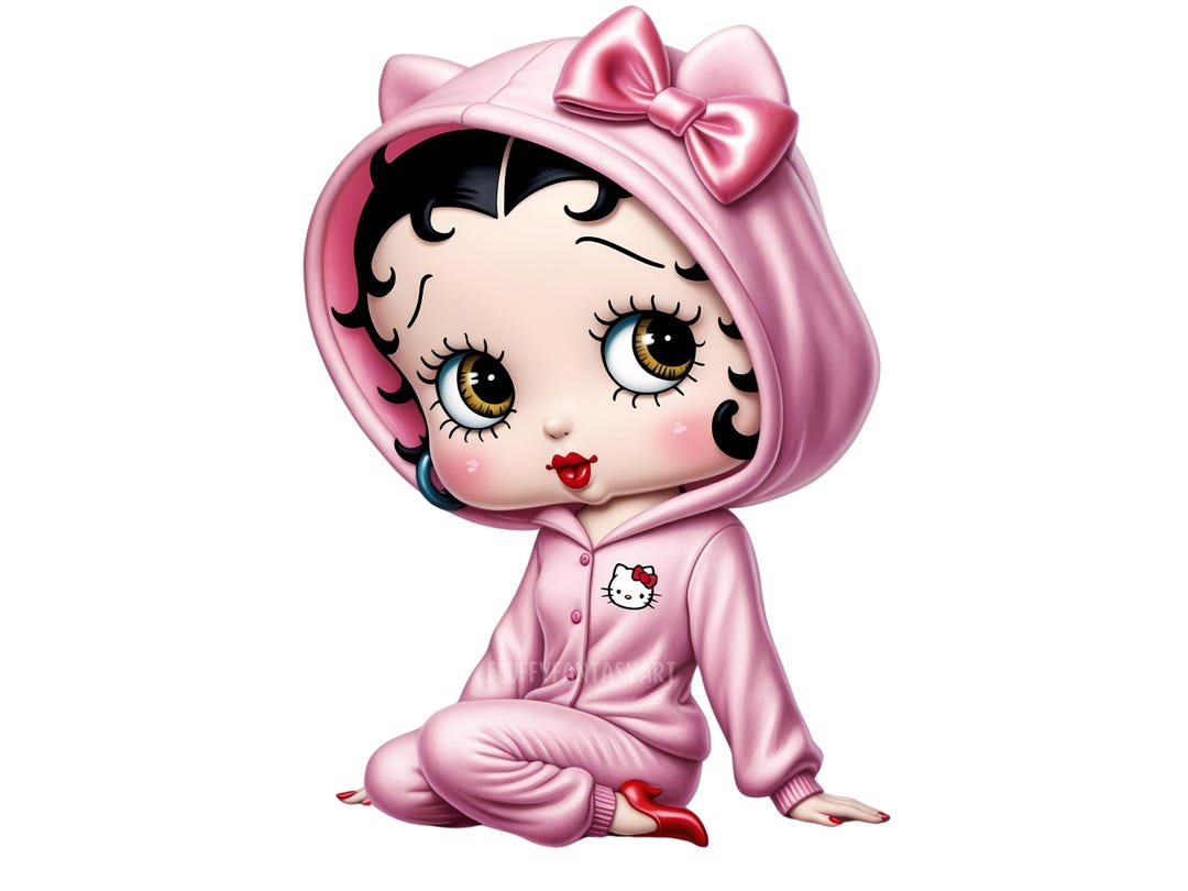 Digital Betty Cat Pijama PNG & SVG Design Clipart - Commercial Use ...