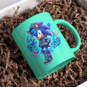 Sonic Graffiti Street Style PNG Colorful T-shirt Design Clipart ...