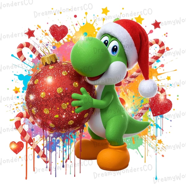 Yoshi Christmas - Etsy