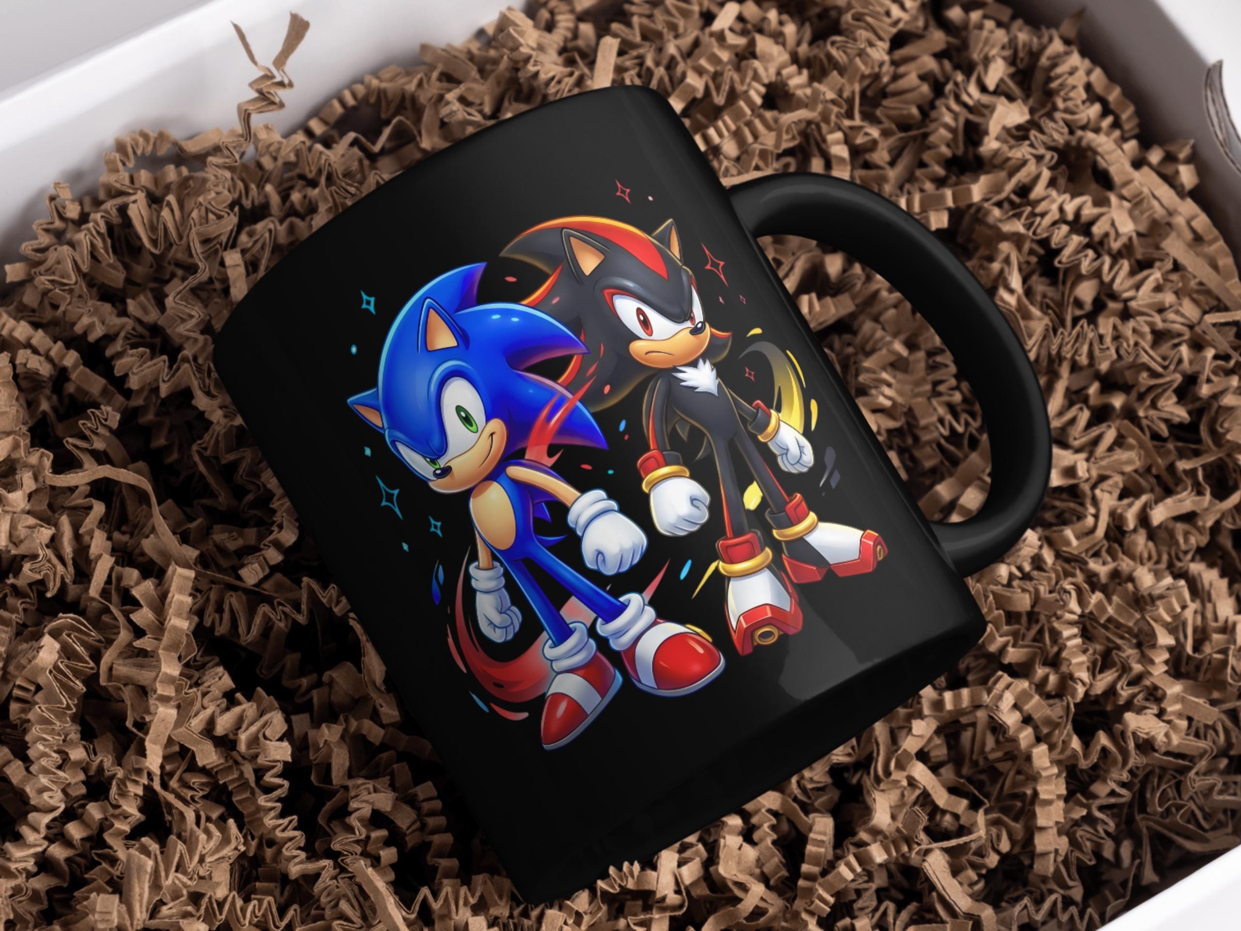 Sonic Vs Shadow PNG – Dynamic Rival Battle Action Design Clipart ...