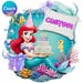 Princess Ariel Birthday Clipart: Customizable Canva Design (commercial ...