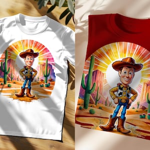 Woody Western Sunset PNG Clipart: Toy Story Design (digital Download ...