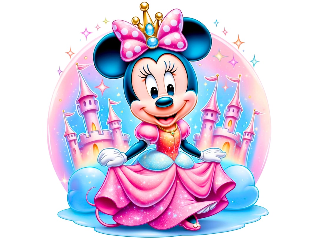 Minnie Princess Castle PNG Clipart: Commercial Use (digital Download ...