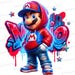 Super Mario Graffiti Street Style PNG: Commercial Use Clipart (digital ...