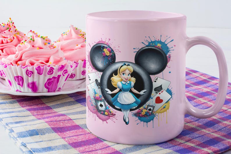 Alice in Wonderland Splash Art PNG SVG: Commercial Use (digital ...