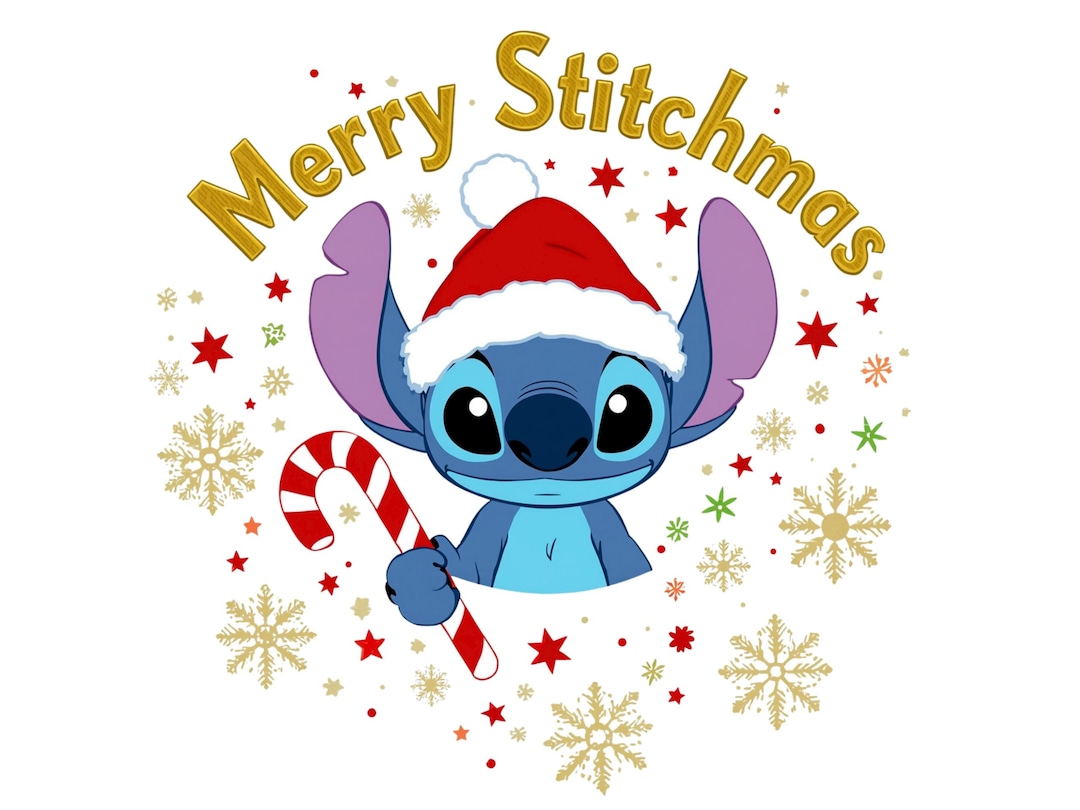 Christmas Stitch PNG Clipart: "merry Stitchmas" Design (digital ...