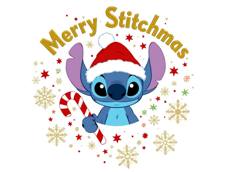 Christmas Stitch PNG Clipart: "merry Stitchmas" Design (digital ...