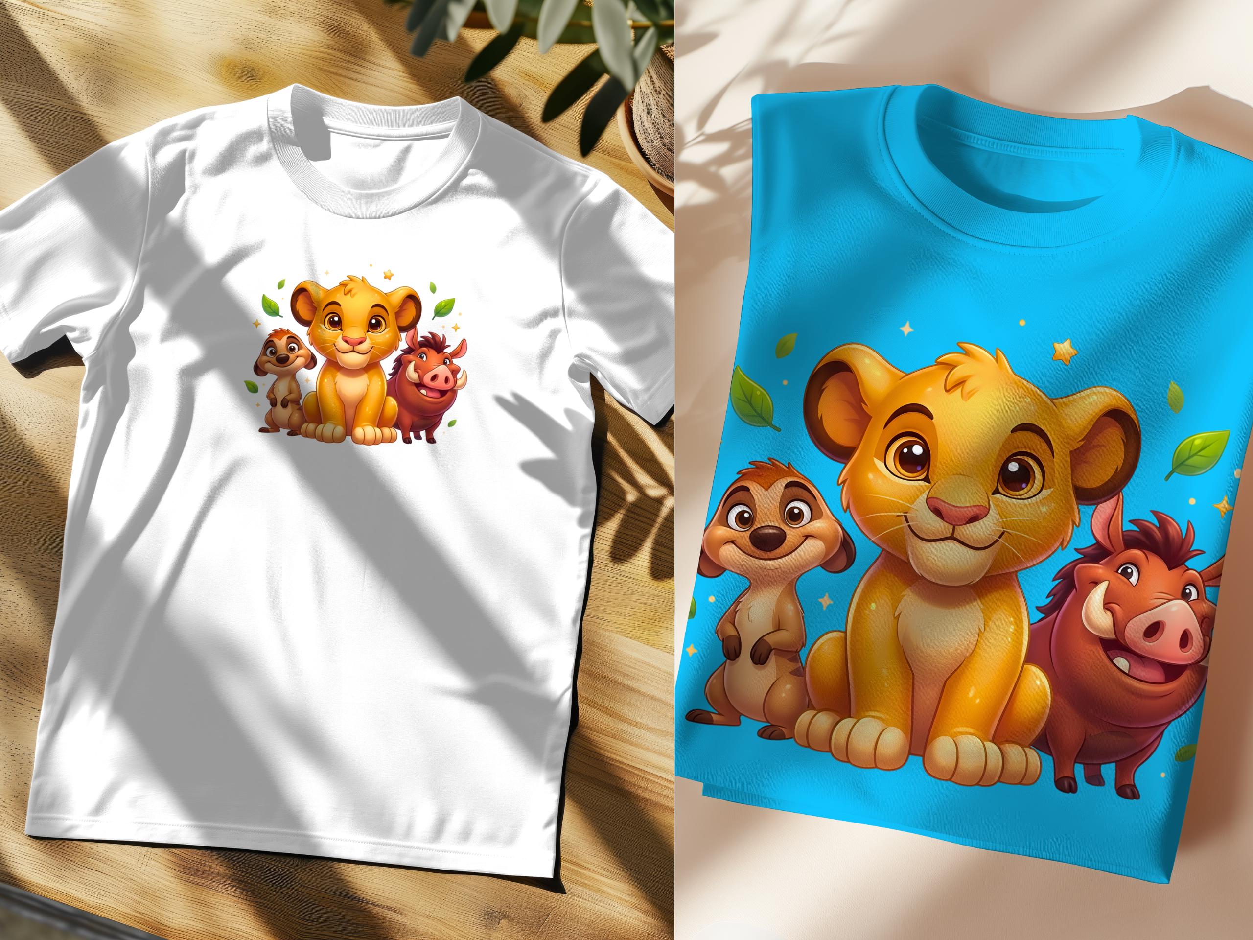 Lion King Simba and Friends Group PNG – Savanna Storybook Design ...