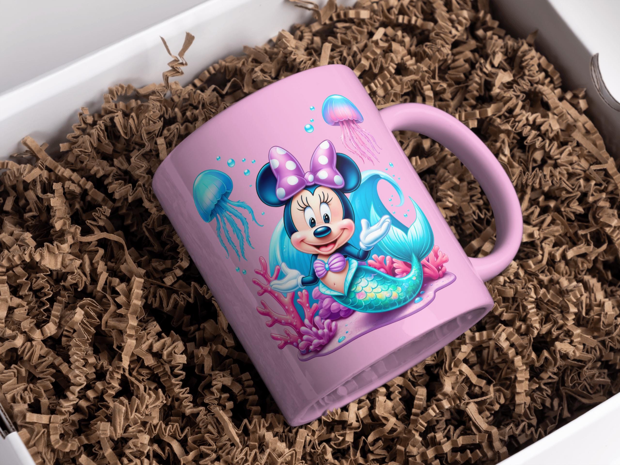 Digital Minnie Mermaid Under Sea PNG Design Clipart - Commercial Use ...