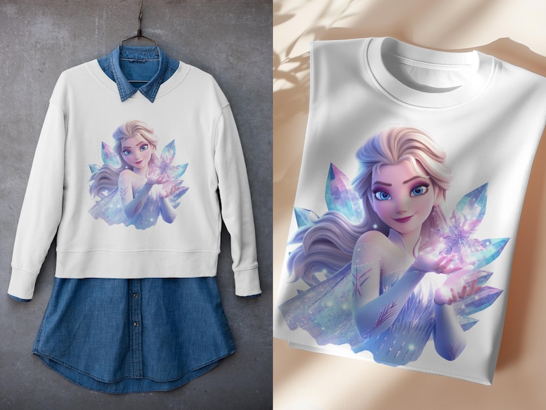 Digital Princess Elsa Frozen PNG & SVG Design Clipart - Commercial Use ...