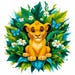 Little Simba Lion King Clipart: PNG & SVG Design (commercial Use) - Etsy