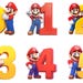 Super Mario Numbers Clipart: 11 PNG & SVG Bundle (digital Download) - Etsy