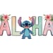 Tropical Aloha PNG Clipart: Stitch Design, Commercial Use - Etsy