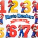 Super Mario Numbers Clipart: 11 PNG & SVG Bundle (digital Download) - Etsy
