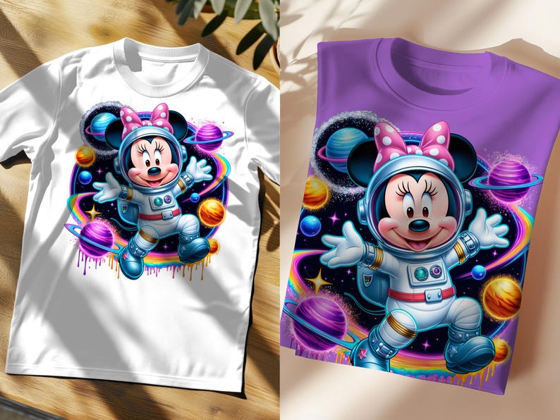Minnie Astronaut Galaxy PNG Clipart: Space Design (digital Download) - Etsy