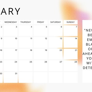 2024 Motivations Calendar - Etsy