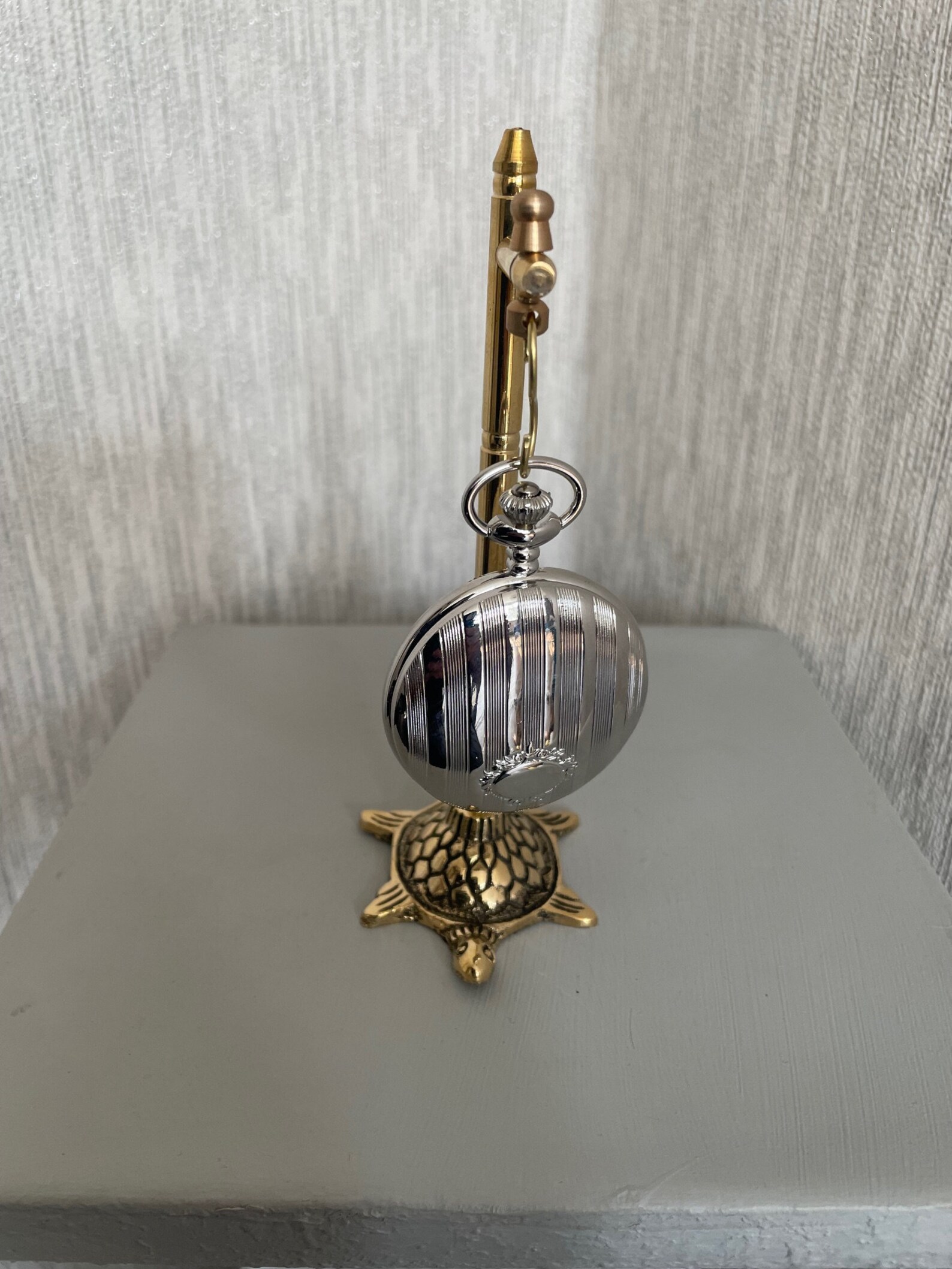 Vintage Type Solid Brass Turtle Pocket Watch Display Stand - Etsy UK