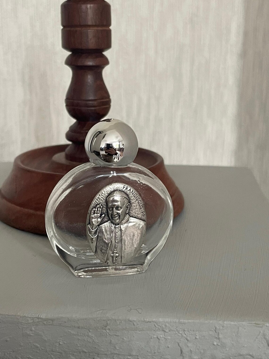 Blessed Holy Water From in Saint Peter by Pope Francis Name on Cross ...