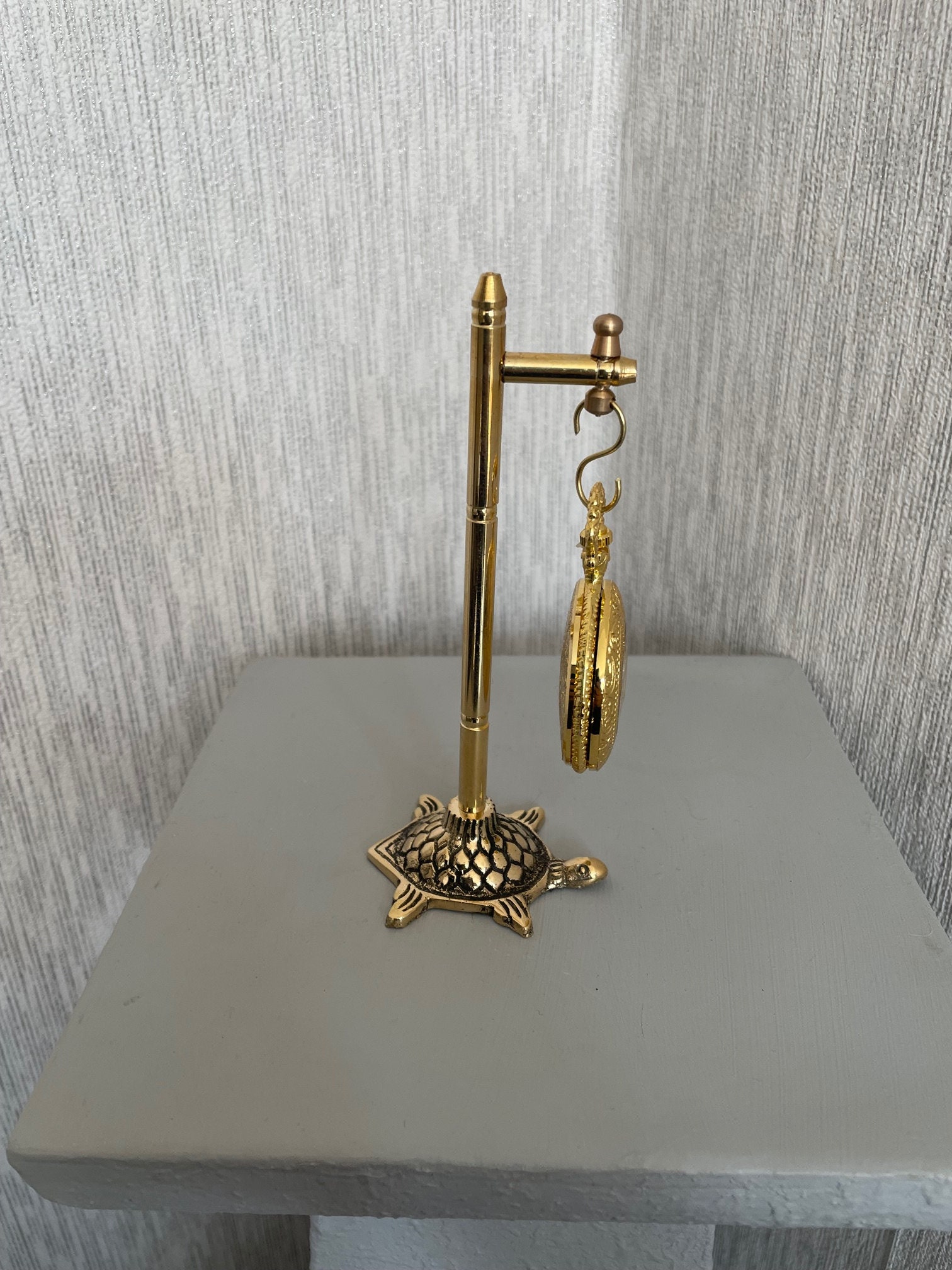 Vintage Type Solid Brass Turtle Pocket Watch Display Stand - Etsy UK