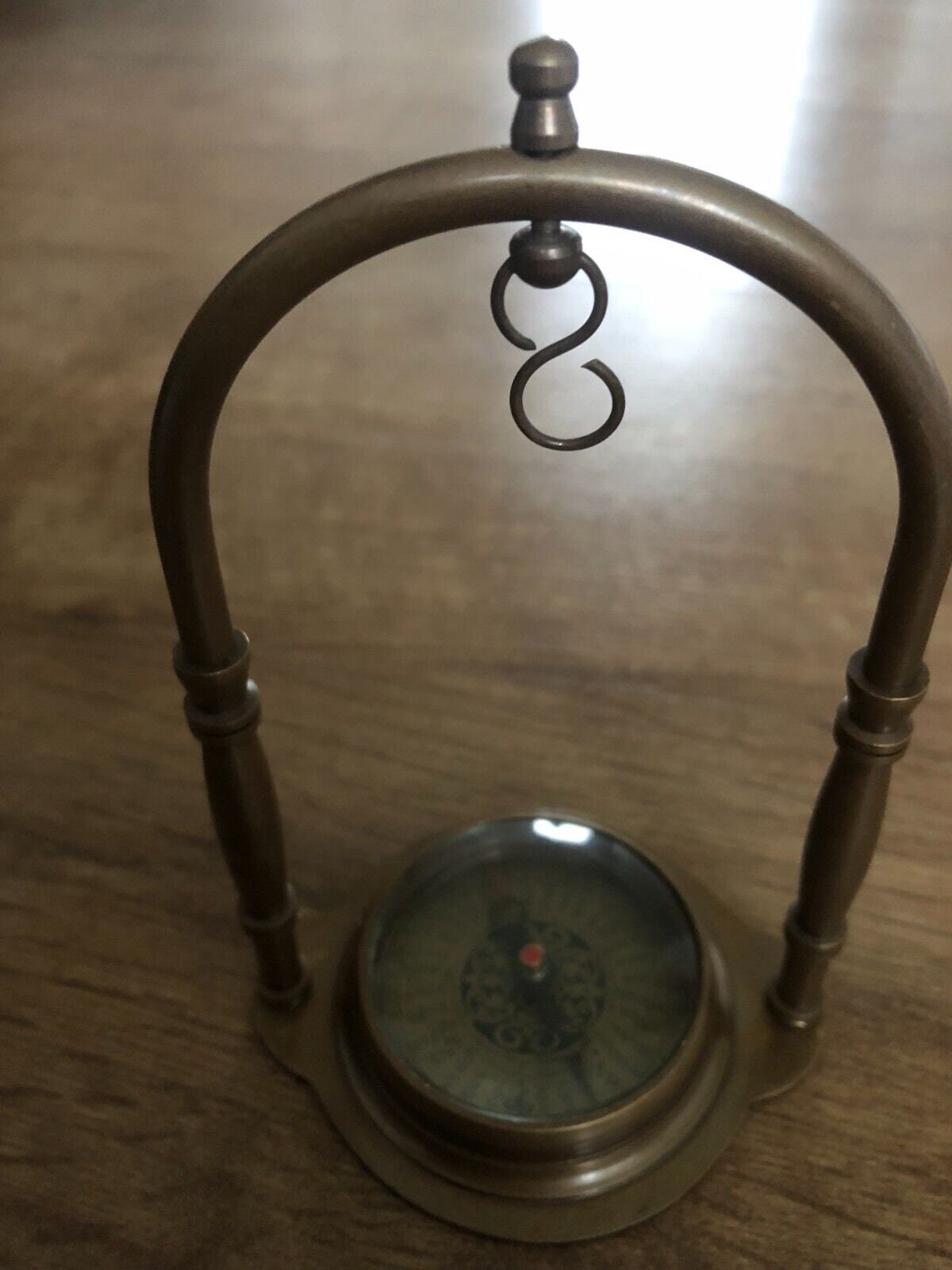 Vintage Type Solid Antique Brass Pocket Watch Display Stand Compass - Etsy