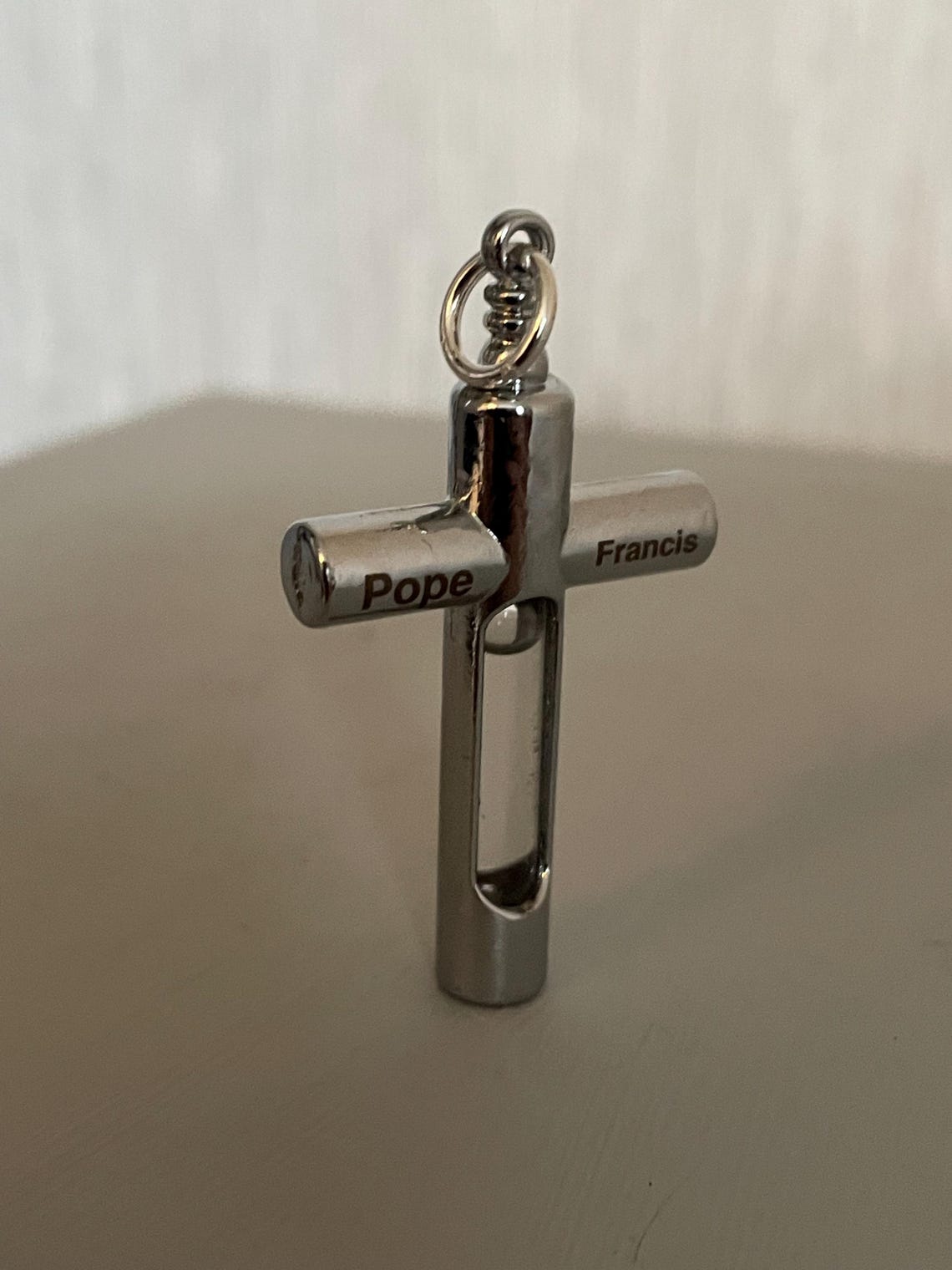 Blessed Holy Water From in Saint Peter by Pope Francis Name on Cross ...