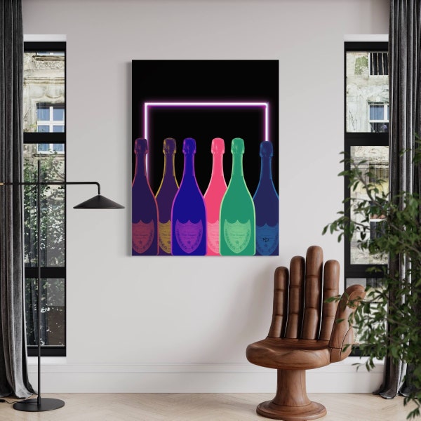 Dom Perignon Pop Art Poster - Etsy