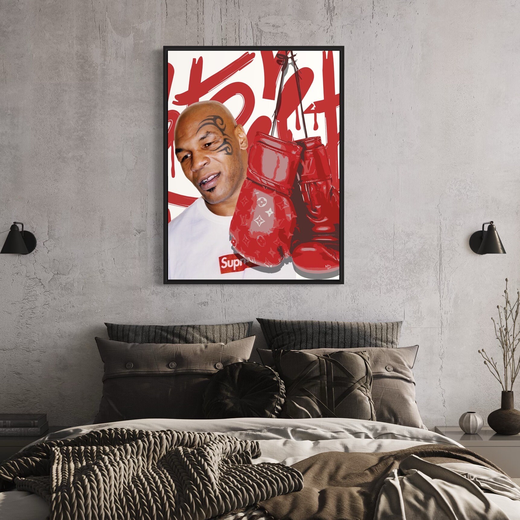 Póster Mike Tyson Leyenda Iron Mike Merch Vintage Regalo para Fan ...