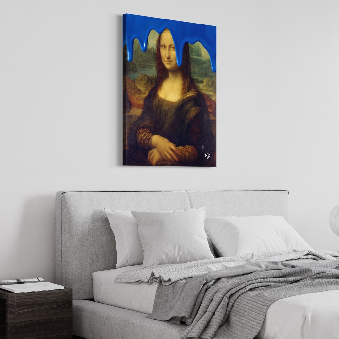 Mona Lisa Print on Canvas Modern Wall Art Painting Pop Art - Etsy