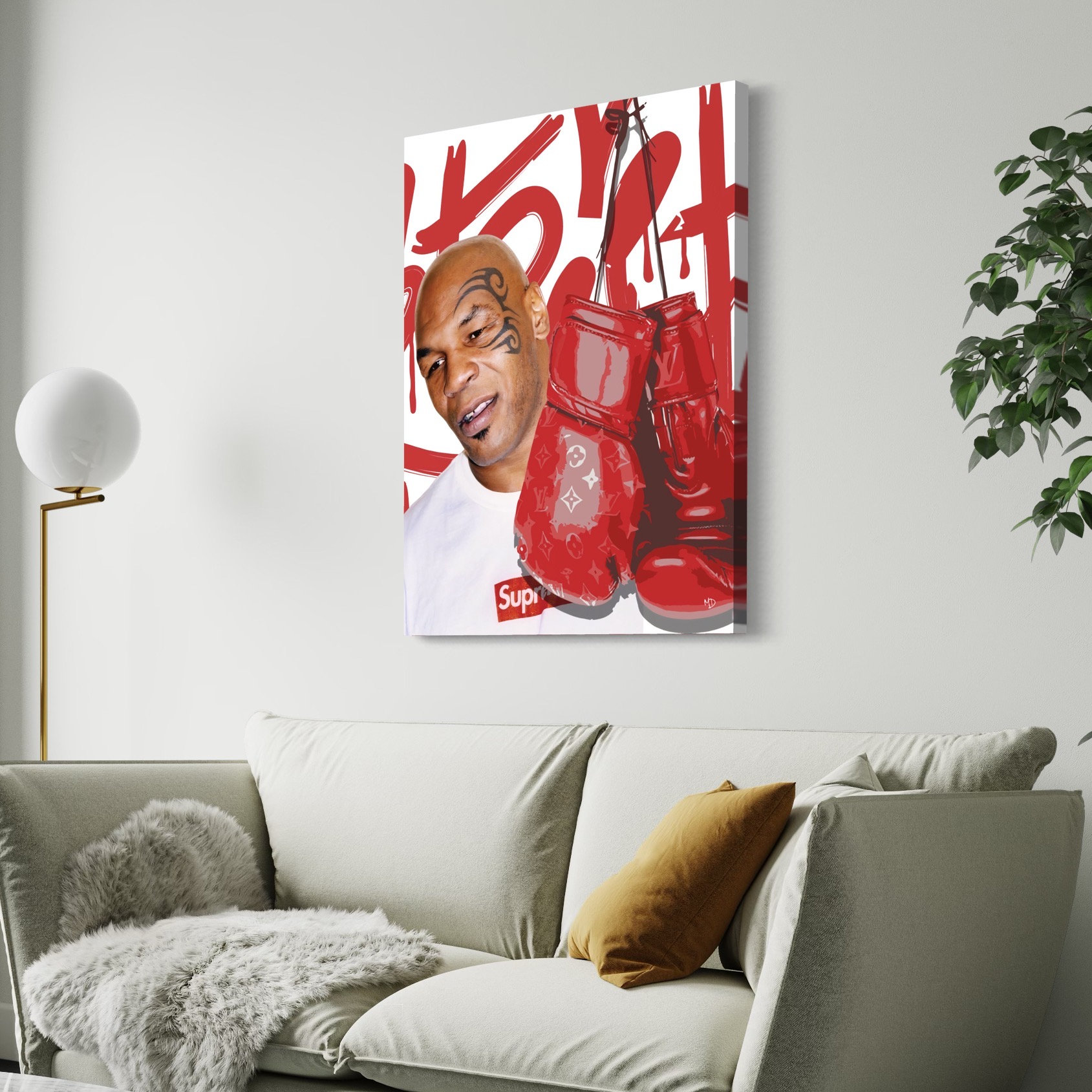 Póster Mike Tyson Leyenda Iron Mike Merch Vintage Regalo para Fan ...