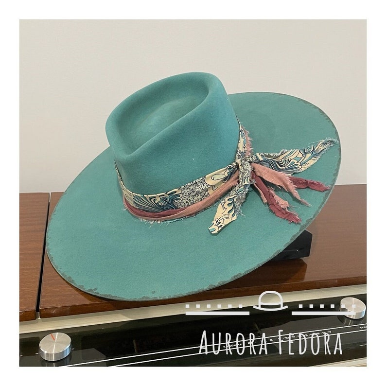 Salty Siren Hand Made Hat Turquoise With Mermaid Hat Tattoo - Etsy