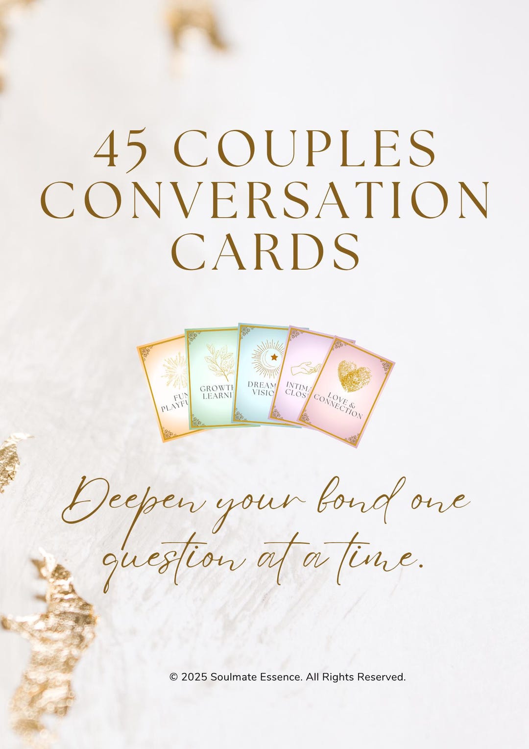 45 Printable Couples Conversation Cards – Date Night & Therapy Game for ...