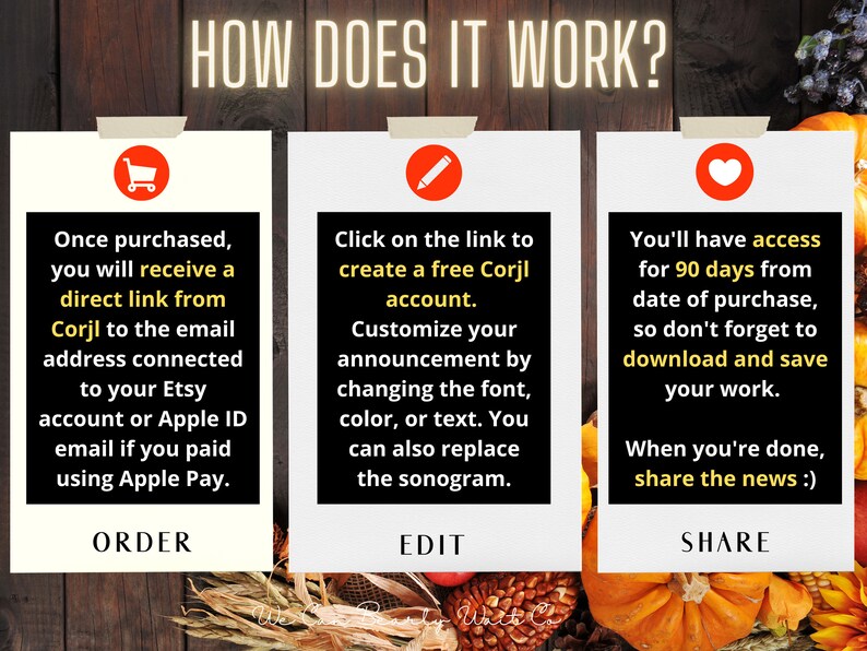 Cute Thanksgiving Pregnancy Announcement Digital, Pumpkin Pie Fall Baby ...