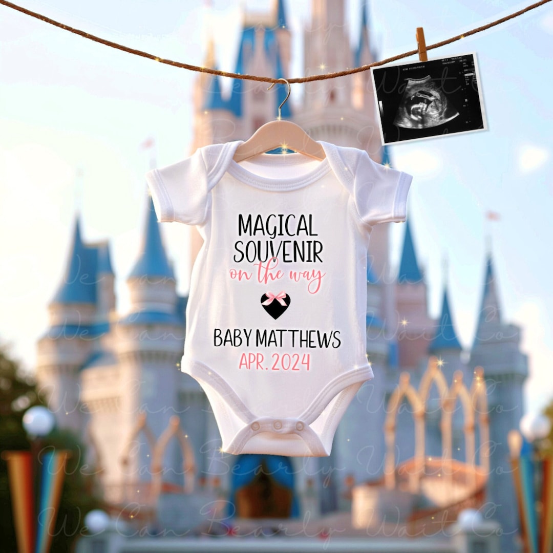 Magical Girl Pregnancy Announcement Digital, Mouse Baby Announcement ...