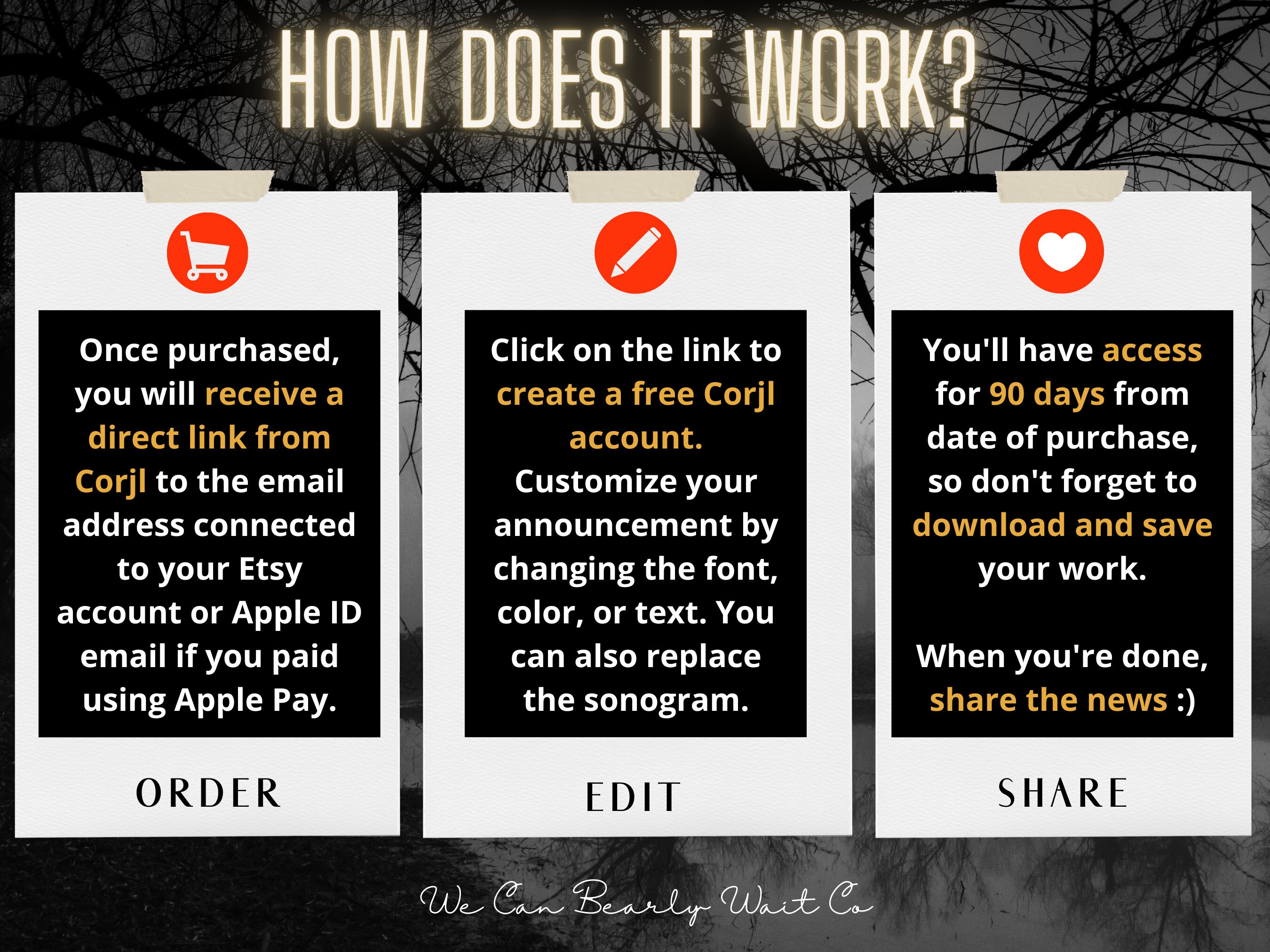 Horror Halloween Pregnancy Announcement Digital, Spooky Fall Baby ...