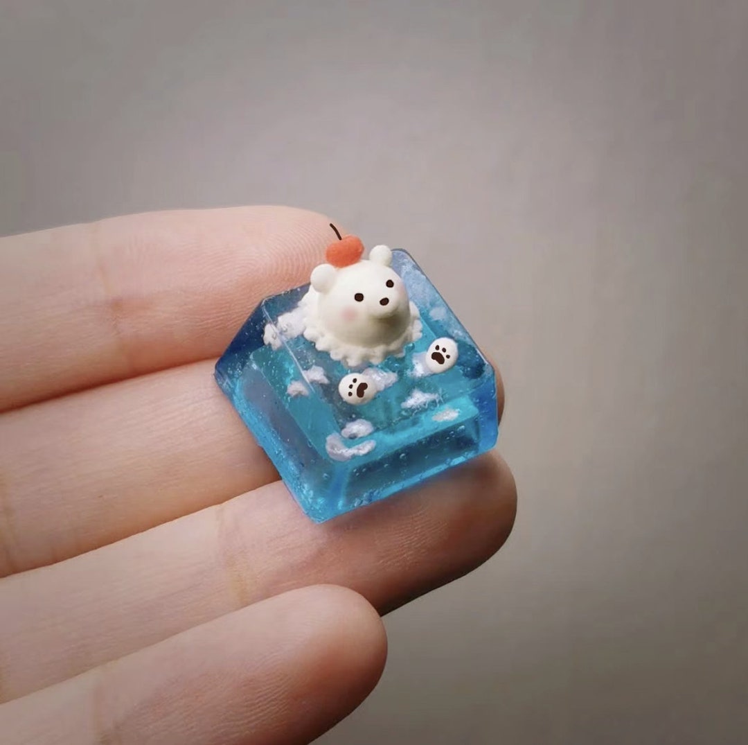 Ocean Polar Bear Keycaps Ocean Keycaps Custom Keycaps Polar - Etsy