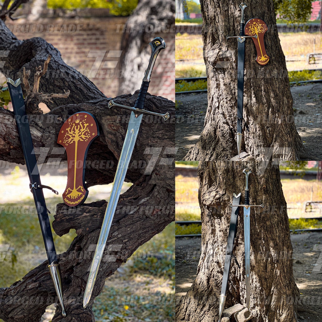 Handmade Anduril Sword Damascus and Stainless Steel Lord of - Etsy