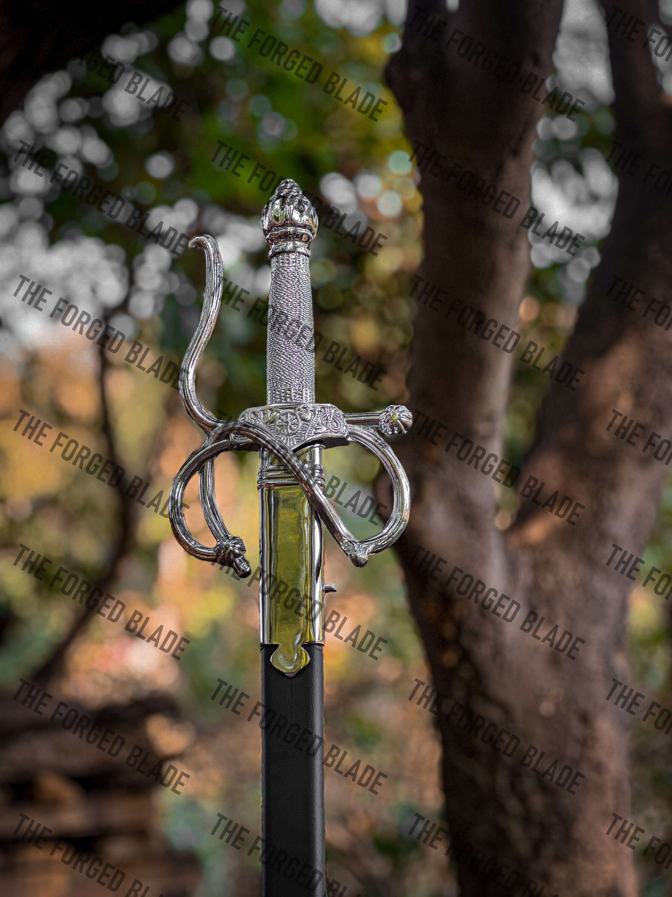 Hand Forged Legend of Zorro Rapier Sword With Scabbard Viking Swords ...