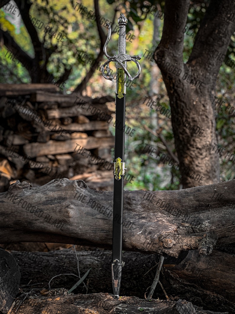 Hand Forged Legend of Zorro Rapier Sword With Scabbard Viking Swords ...