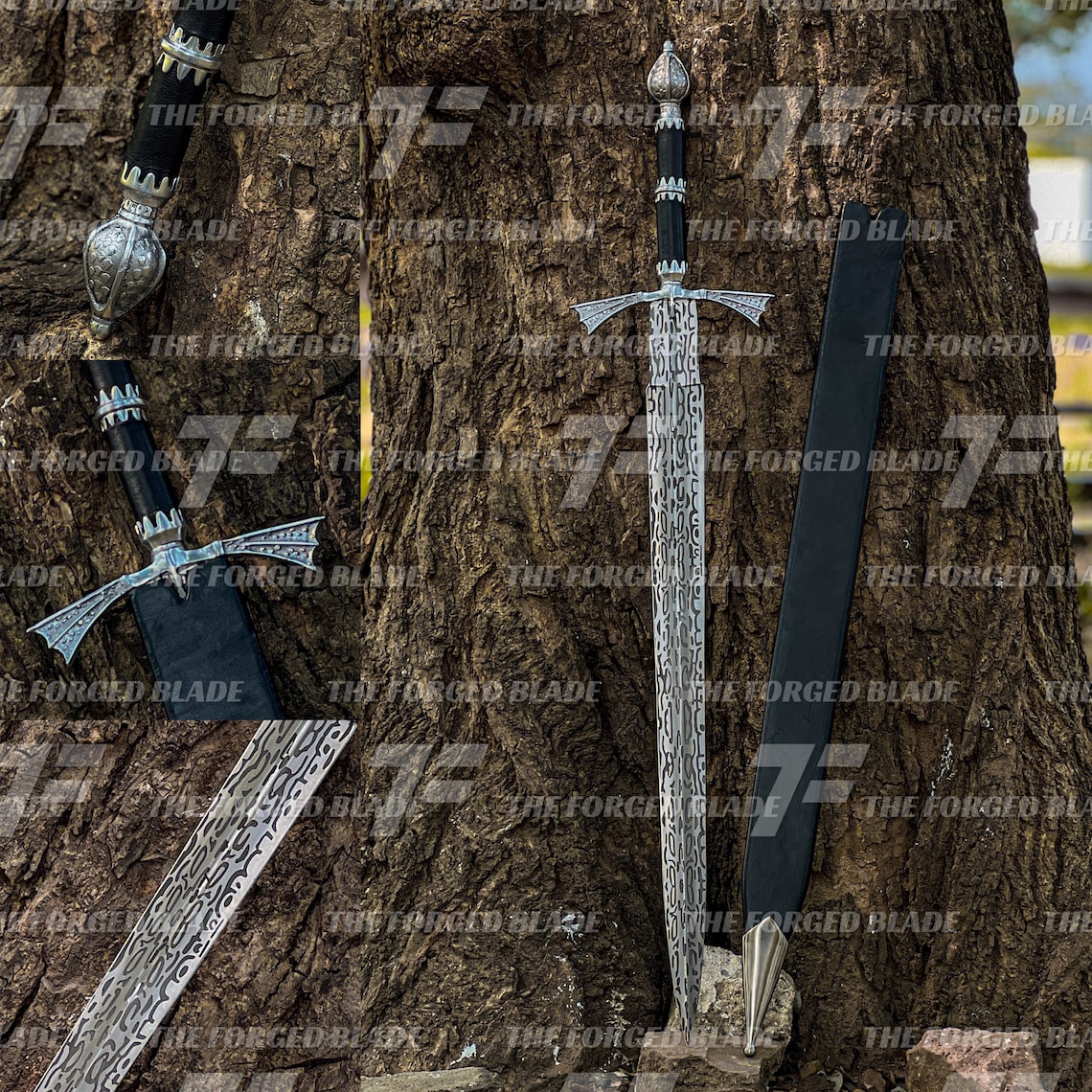 Hand Forged Dark Sister Daemon Targaryen Sword With Leather Cover ...