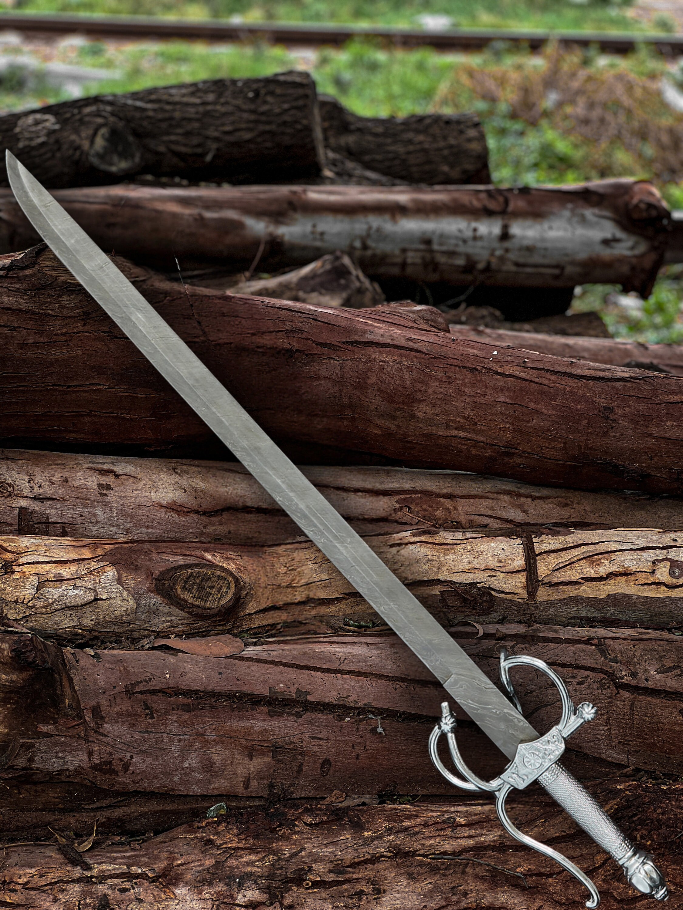 Handmade Legend of Zorro Rapier Sword With Leather Sheath - Etsy